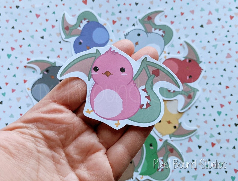 Chibi Cockatrice Stickers and Magnets | Etsy