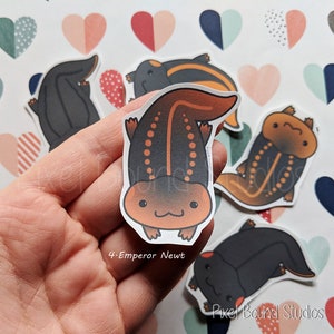 Crocodile/knobby Newt Stickers and Magnets | Customizable Colors - Etsy