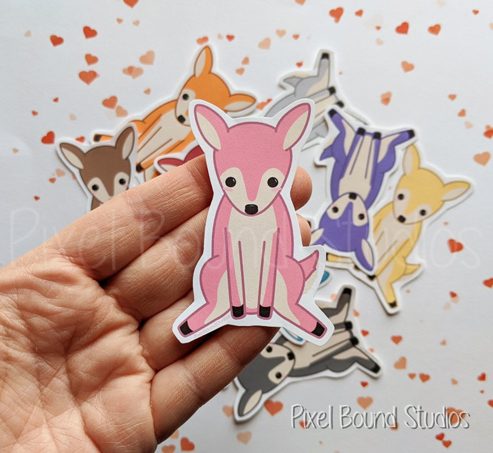 Chibi Doe Stickers and Magnets | Etsy