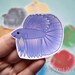 Chibi Halfmoon Betta Stickers and Magnets - Etsy