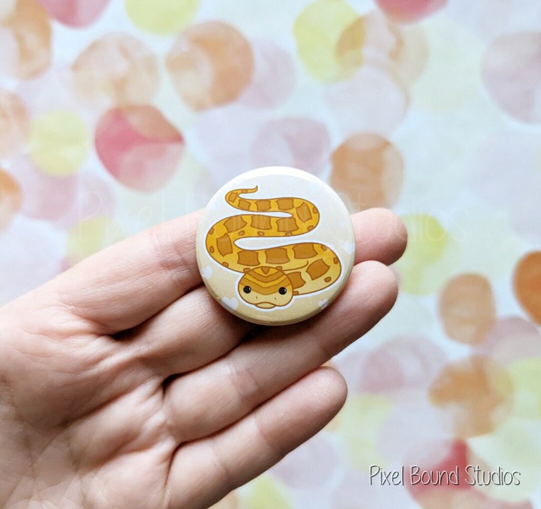 Chibi Cute Corn Snake 1.5 Inch Button - Etsy