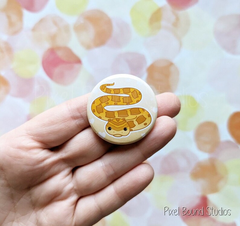 Cute Chibi Corn Snake Button, Kawaii Snake Pin (1.5 Inch) - Etsy