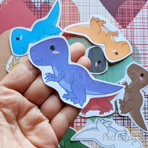 Chibi Tyrannosaurus Rex Stickers and Magnets - Etsy