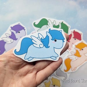 Chibi Pegasus Stickers and Magnets - Etsy