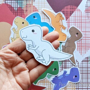 Chibi Tyrannosaurus Rex Stickers and Magnets - Etsy