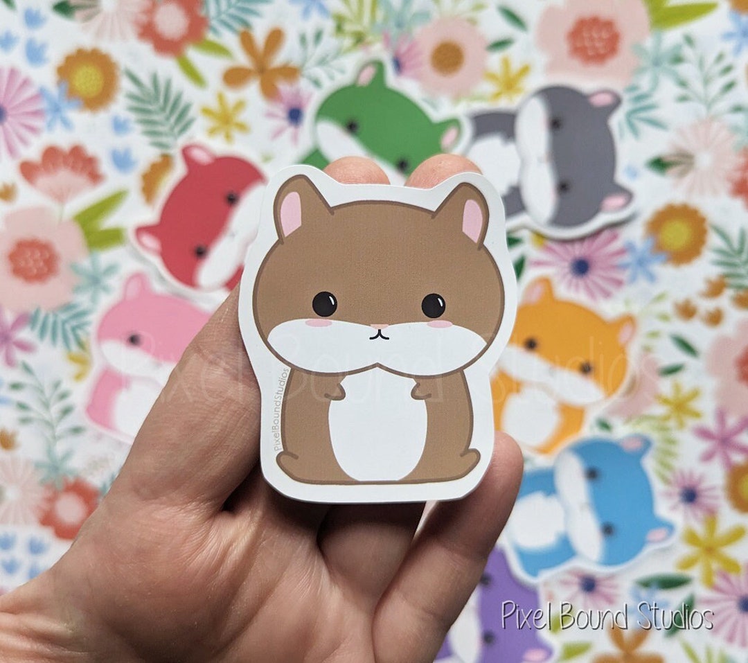 Chibi Hamster Stickers and Magnets - Etsy