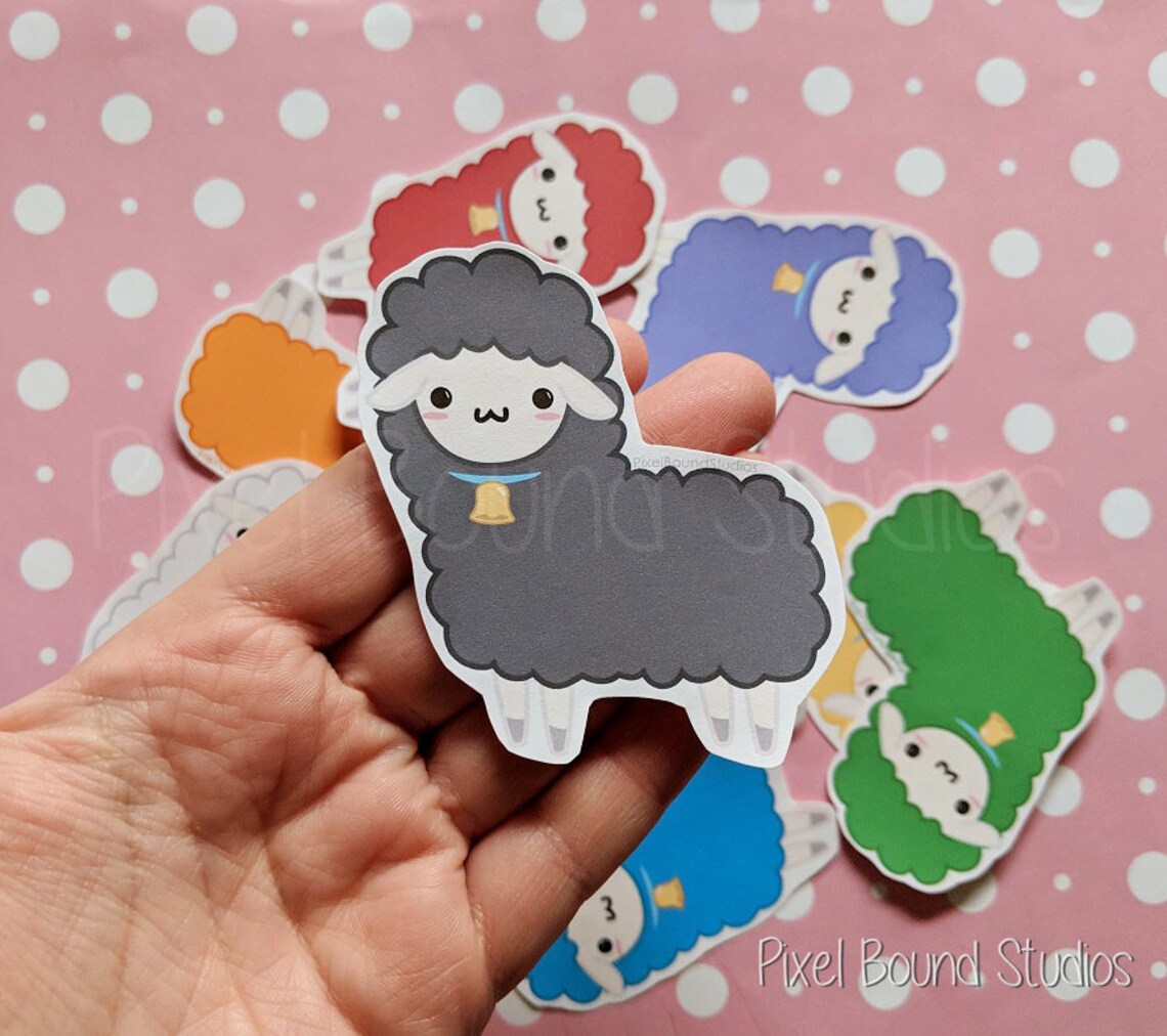 Lamb Stickers and Magnets | Customizable Colors - Etsy