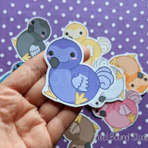 Cute Kawaii Dodo Bird Stickers and Magnets - Etsy