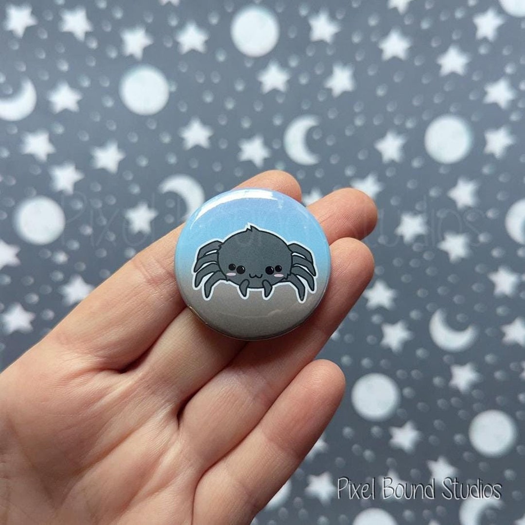Chibi Cute Baby Spider 1.5 Inch Button - Etsy