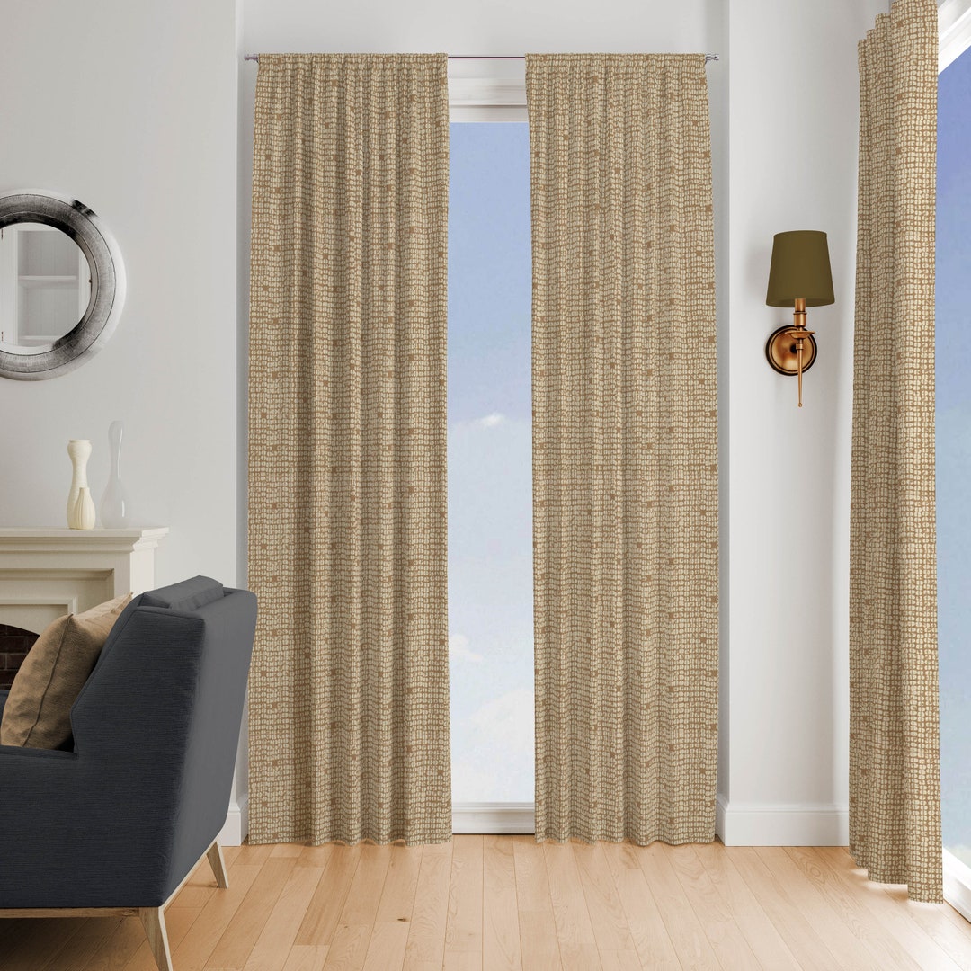 Curtains 2 Panels Each 50" Wide / Any Length / Custom Made Rod Pocket ...