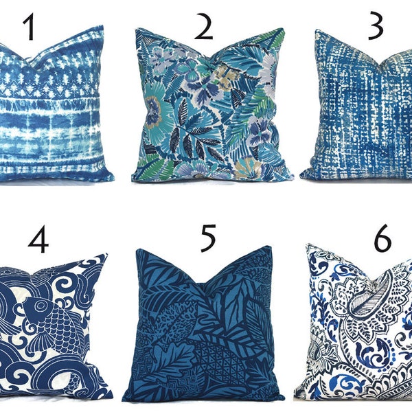 Cobalt Blue Pillows - Etsy