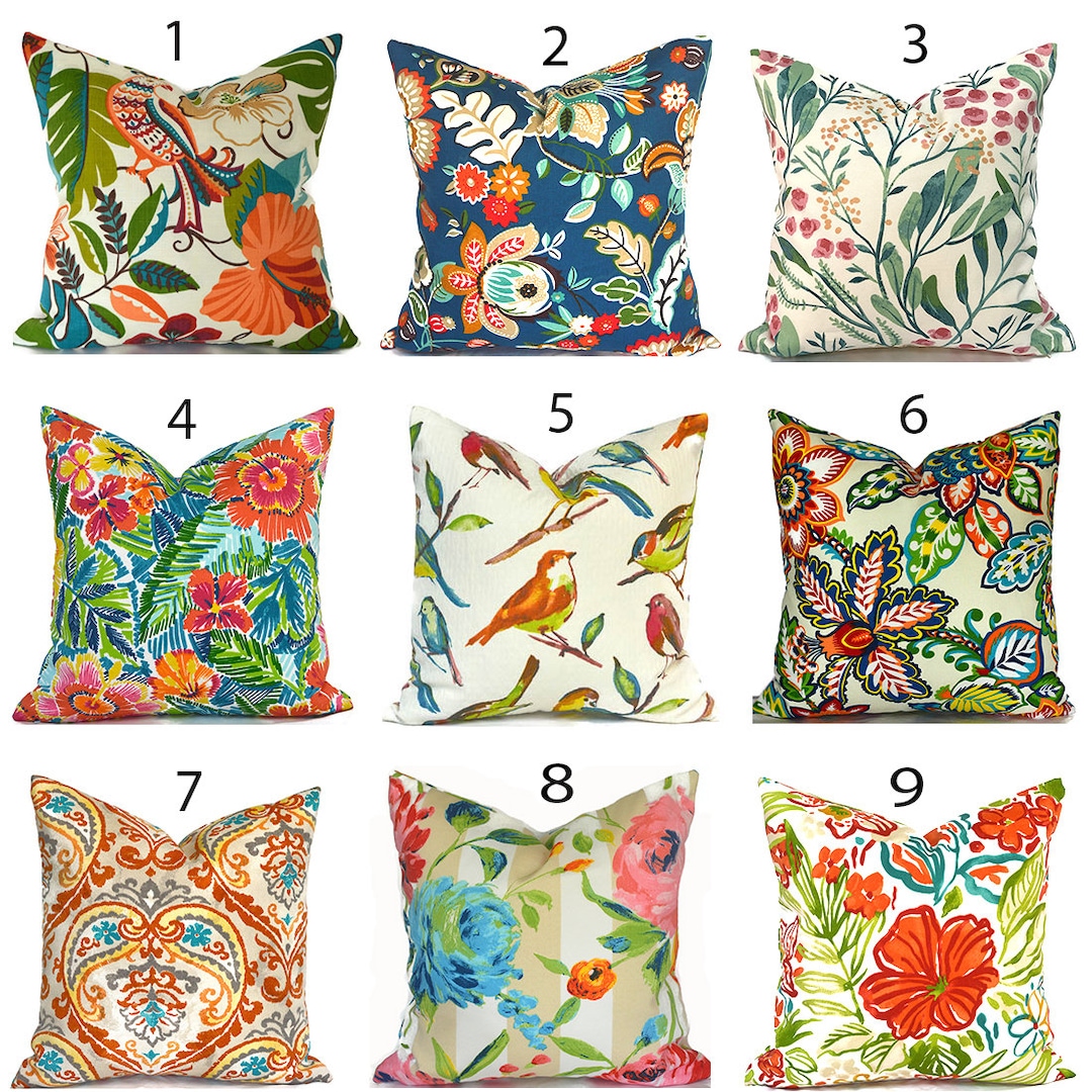 Outdoor Pillow Covers With Zippers, Easy-use, Affordable Style, Swift ...