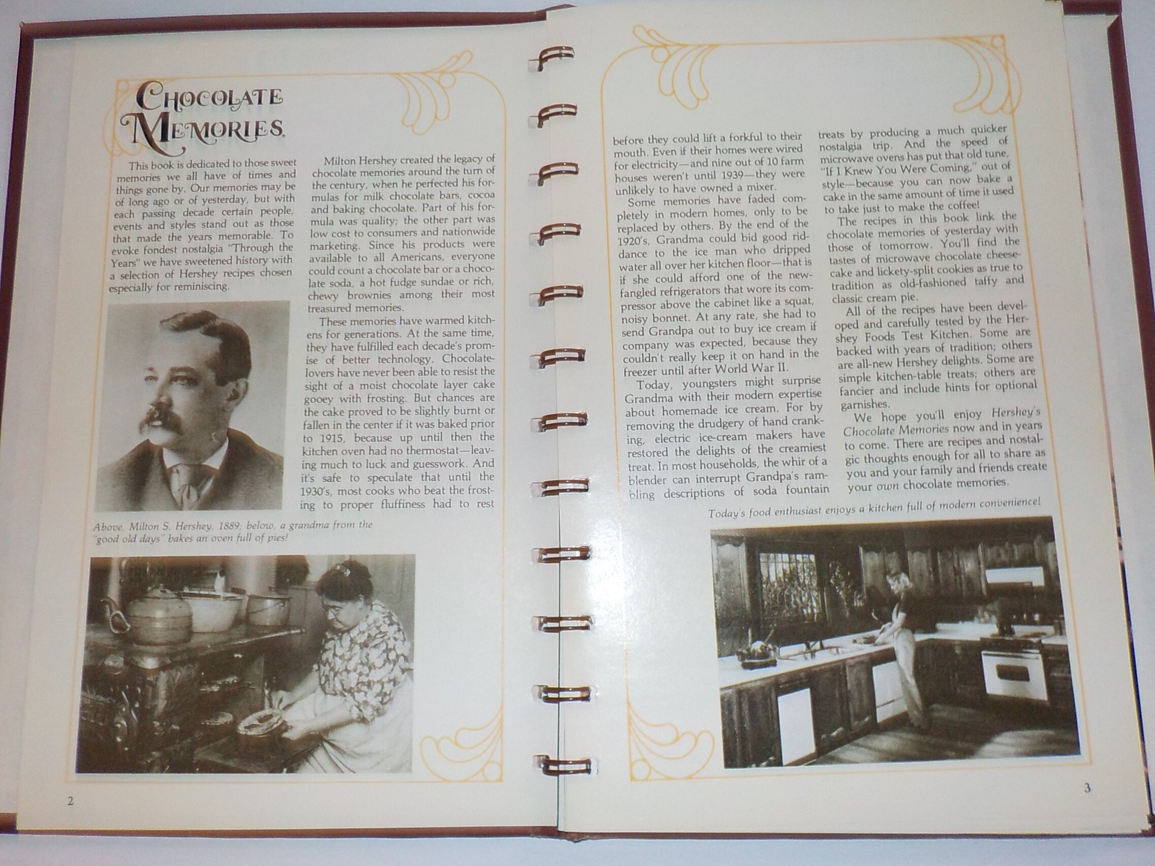 Hershey's Chocolate Memories Through the Years Cookbook, 1982 - Etsy