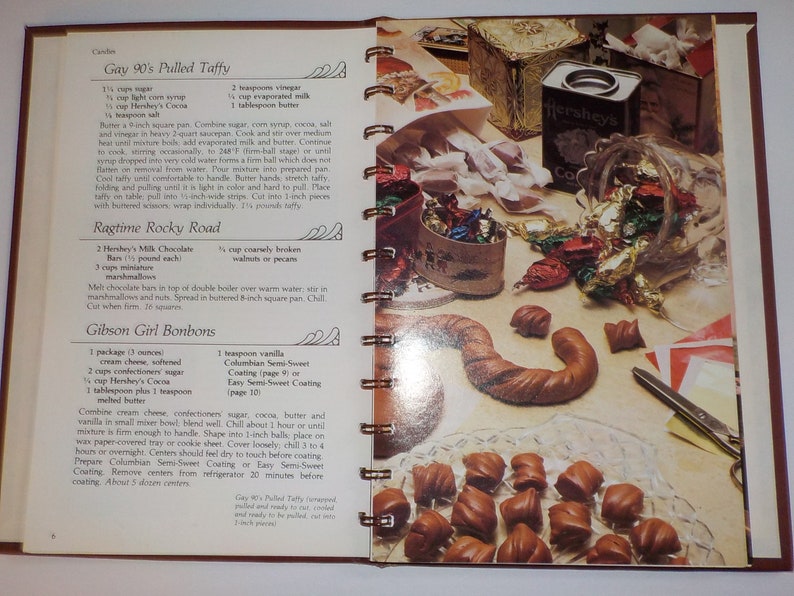 Hershey's Chocolate Memories Through the Years Cookbook, 1982 - Etsy