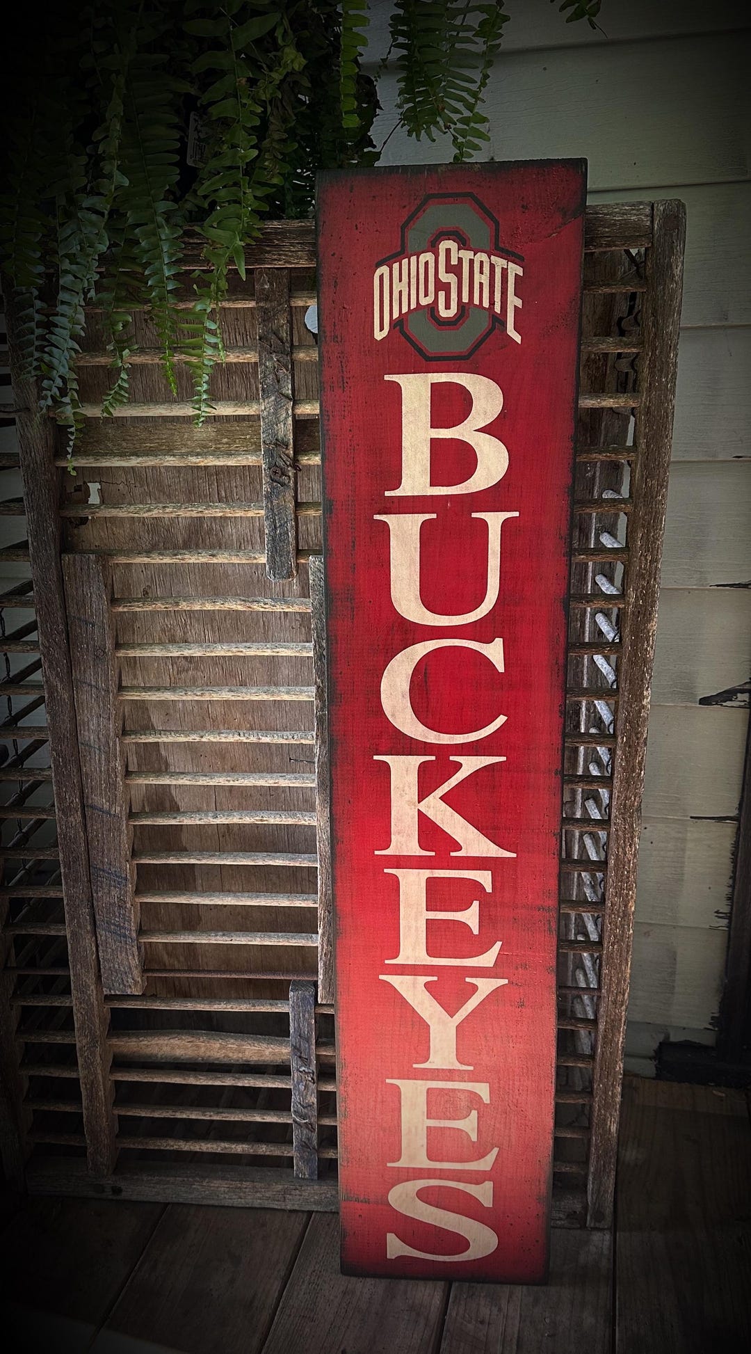 Handmade Ohio State Porch Sign - Etsy