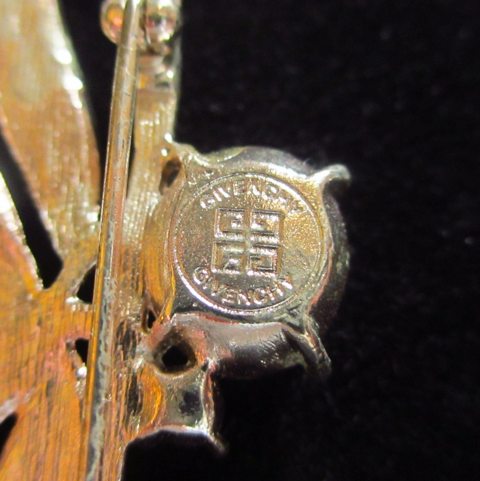 Vintage Givenchy Rhinestone Brooch Designer Signed Pin - Etsy 日本