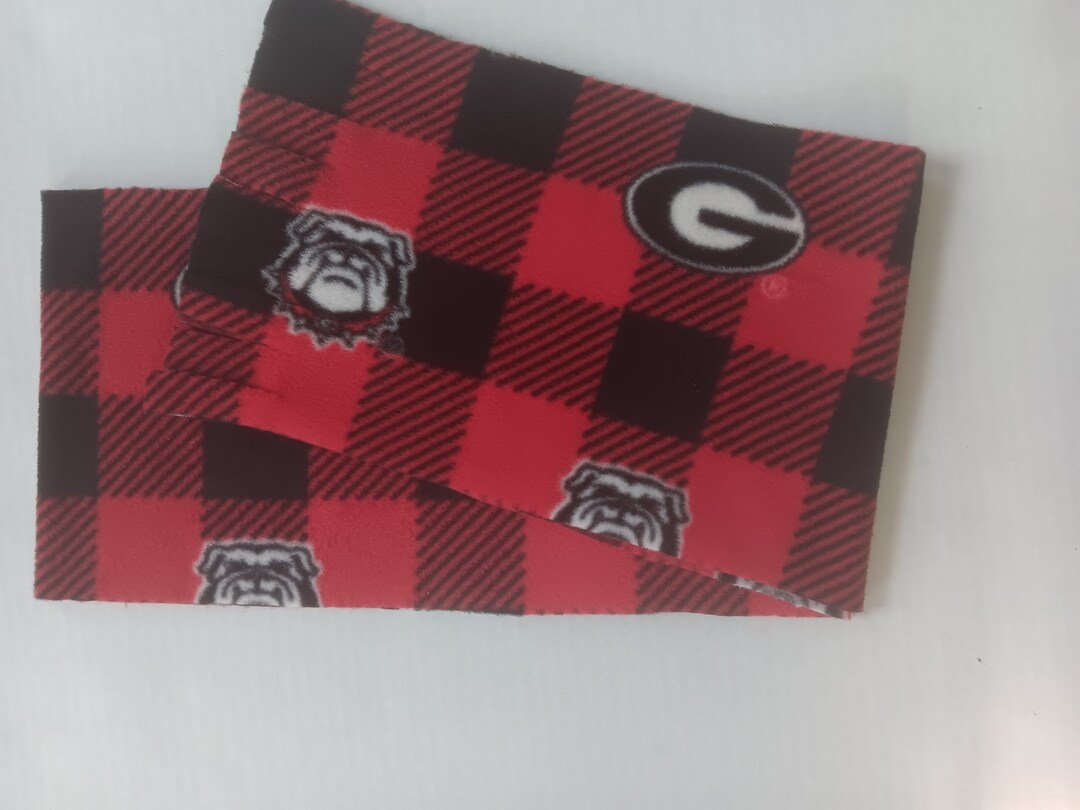 University of Georgia Bulldogs Fleece Scarf - 60" Long X 8" Wide ...
