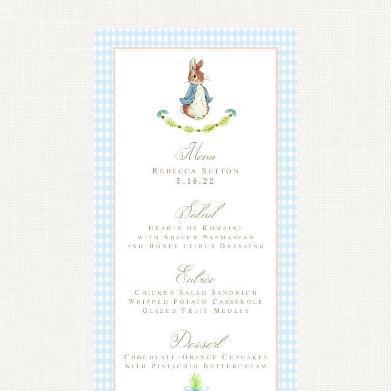 Rabbit Baby Shower - Etsy