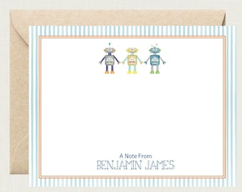 Robot Thank You Cards - Etsy