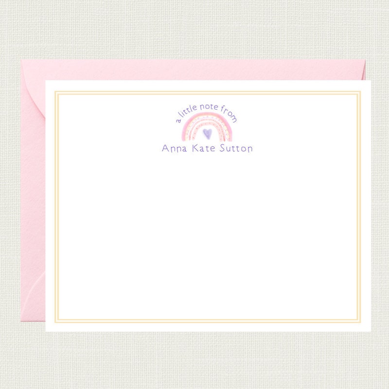 Rainbow Stationary - Etsy