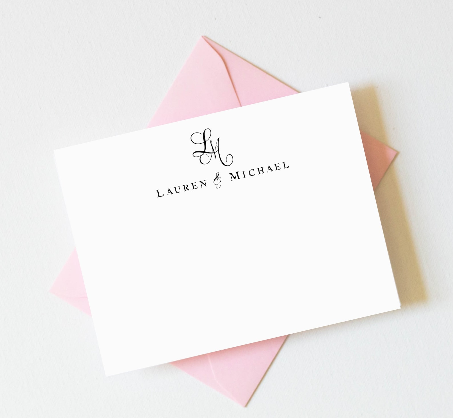 Wedding Thank You Cards Personalized Wedding Stationery - Etsy