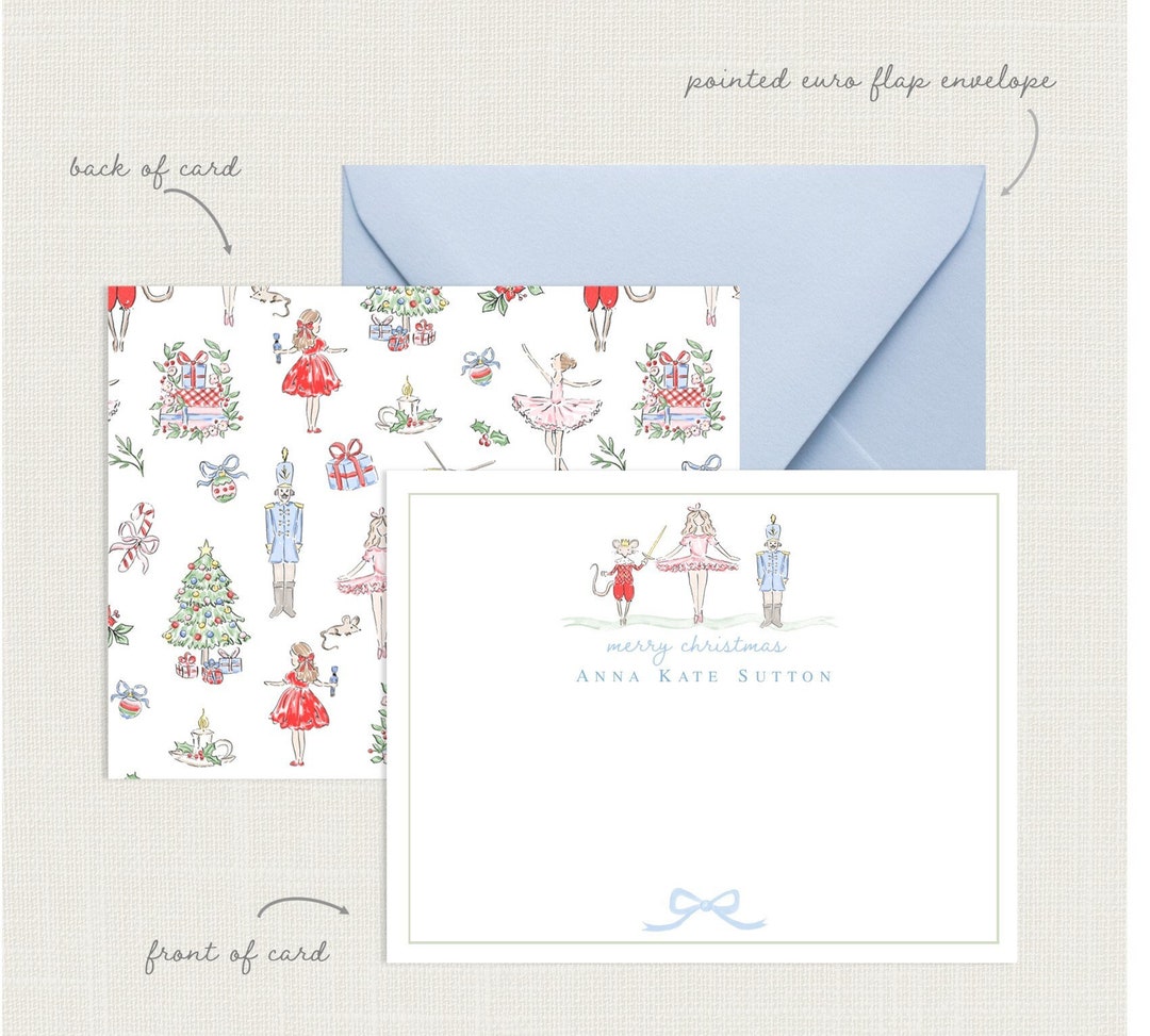 Nutcracker Stationary | Nutcracker Notecard | Nutcracker Christmas ...
