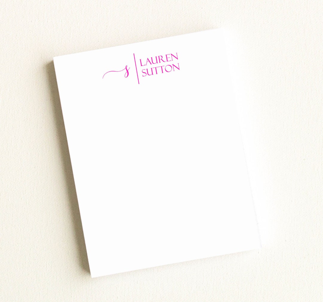 To Do List Notepad | Custom Memo Pad | Personalized Notepad ...