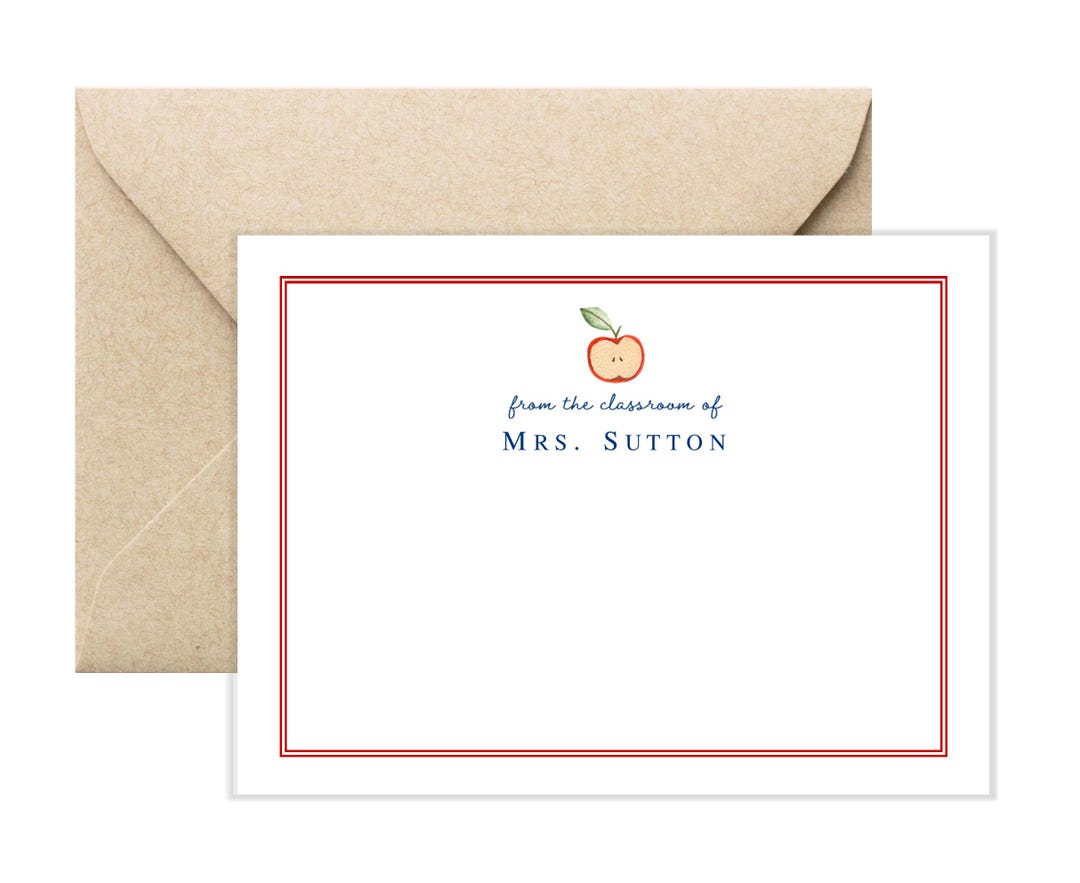 Personalized Teacher Notes | Personalized Teacher Gifts | Teacher ...