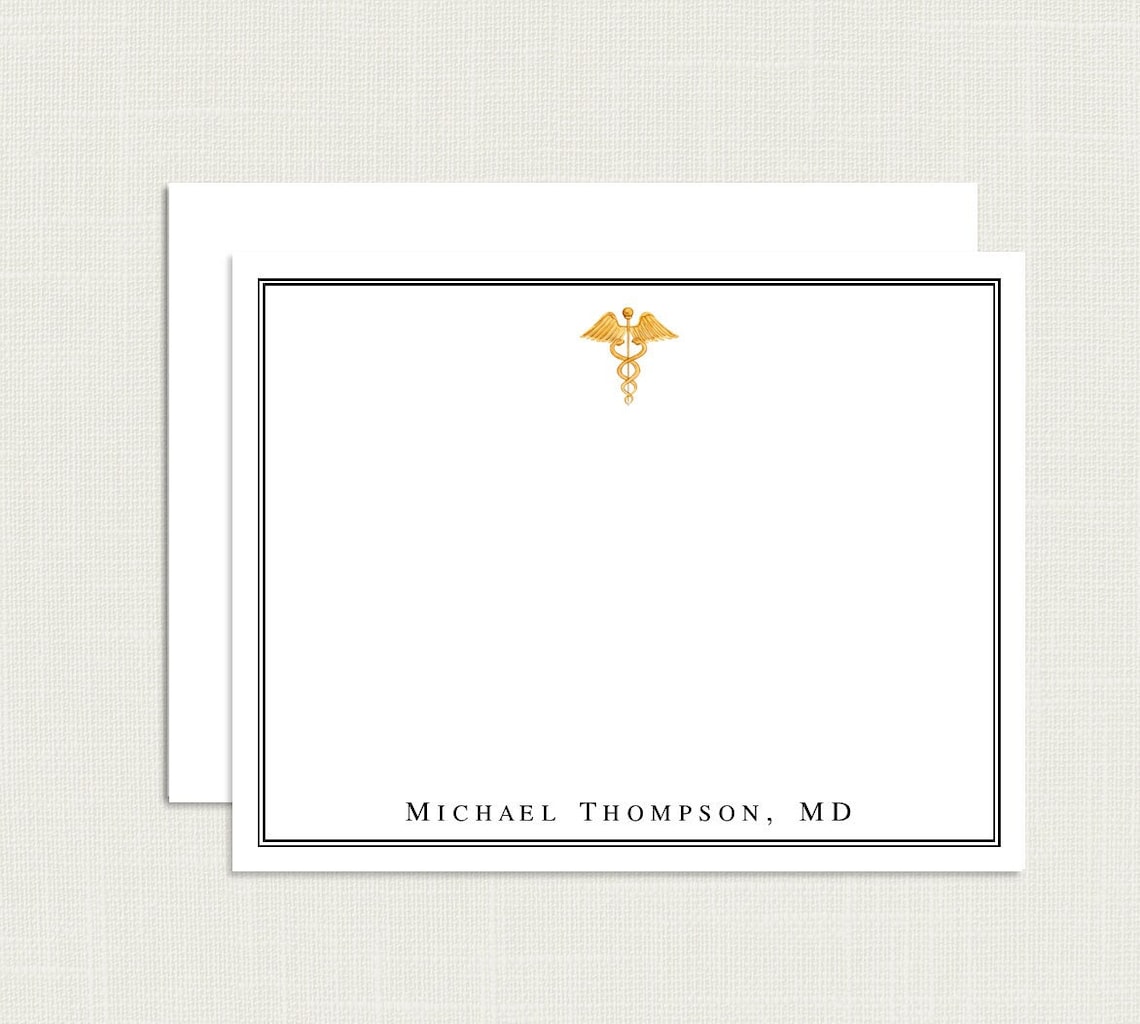 Doctor Note Cards | Doctor Stationery | Doctor Stationary | Doctor ...