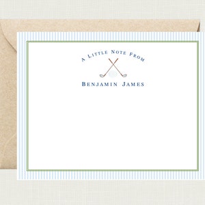 Personalized Golf Birthday Thank You Cards | Golf Thank You Notes ...