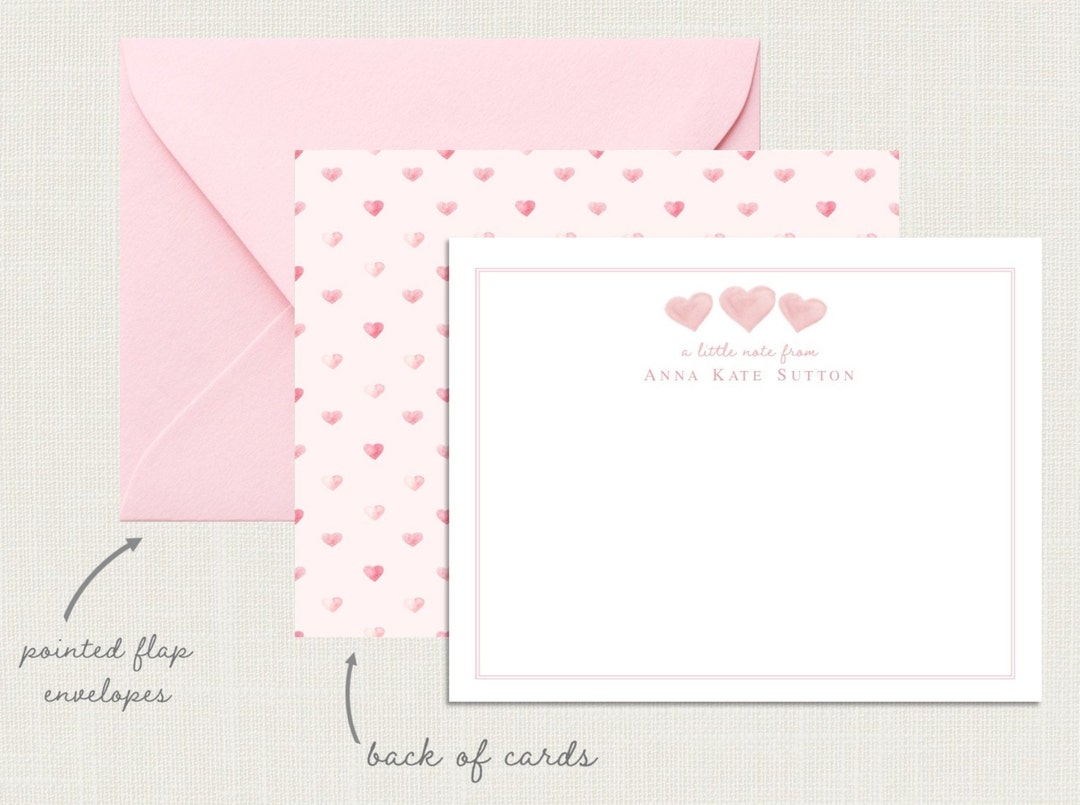 Personalized Valentine's Day Stationery | Personalized Stationary ...