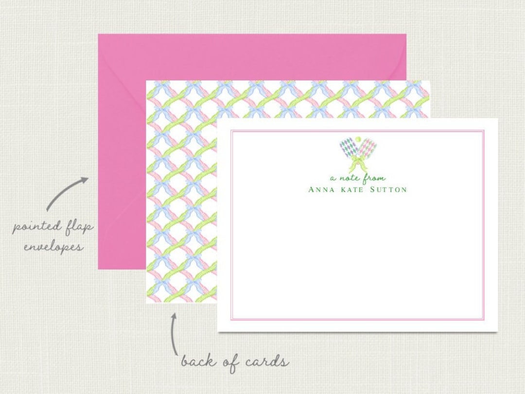 Pickleball Note Cards | Pickle Ball | Pickleball Stationary | Sports ...