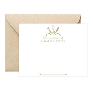 Personalized From the Kitchen of Stationery Set | Cooking Stationary ...
