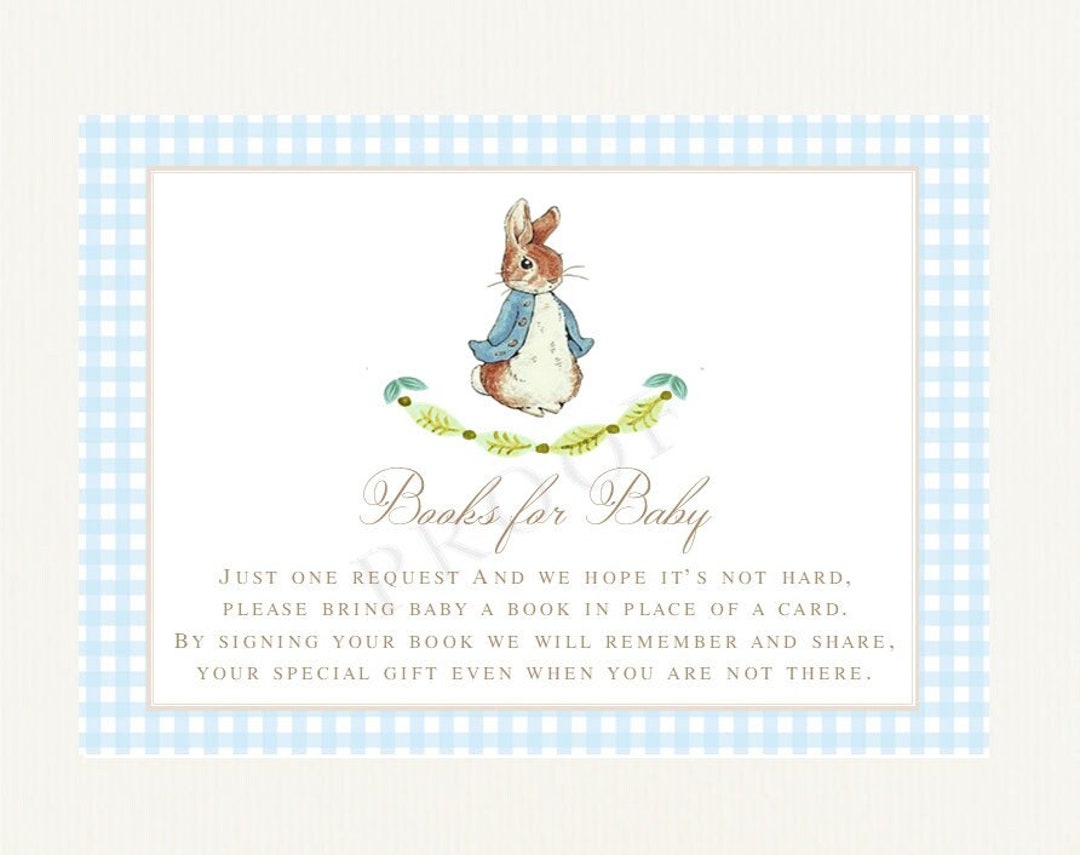 Peter Rabbit Books for Baby | Books for Baby Shower Instead of a Card ...