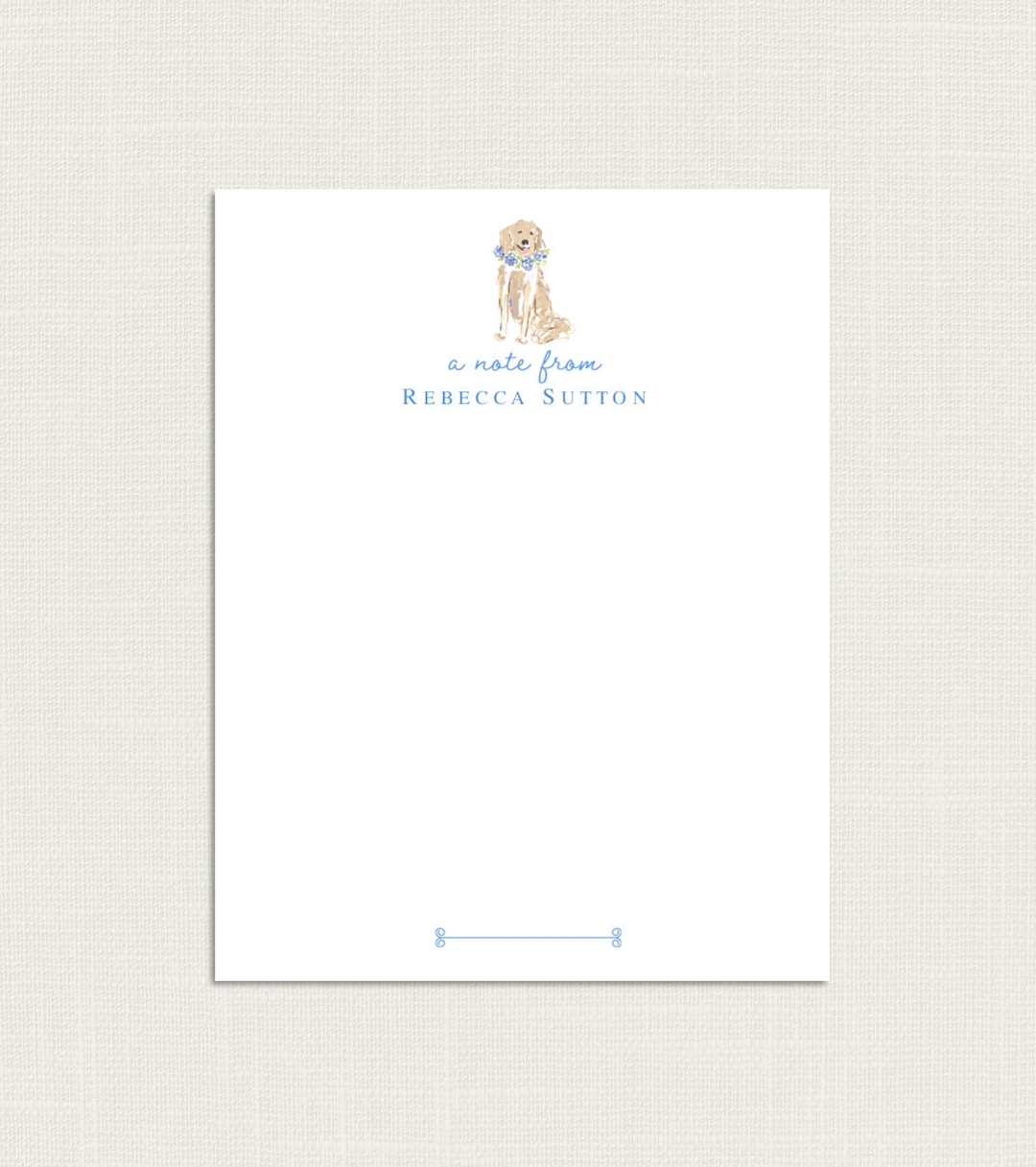 Personalized Dog Notepad | Golden Retriever Note Pad | Golden Retriever ...