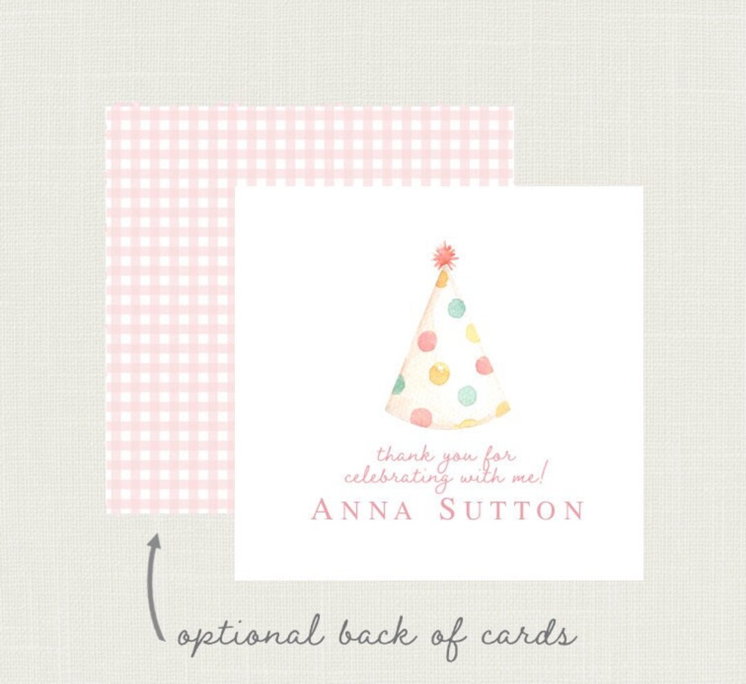 Girls Calling Cards | Kids Calling Cards | Kids Gift Tags | Birthday ...