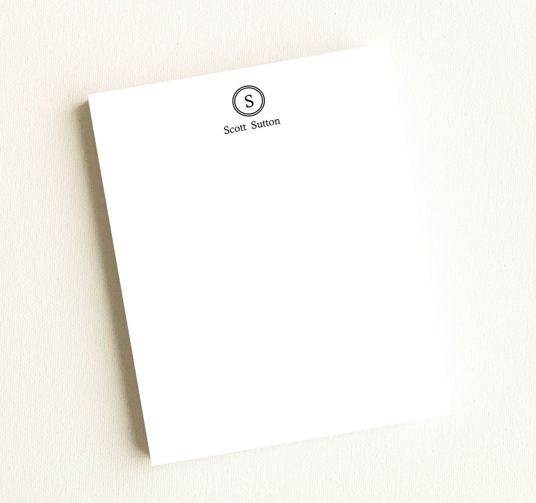 Personalized Notepad for Men | Personalized Notepad for Men | Mens ...