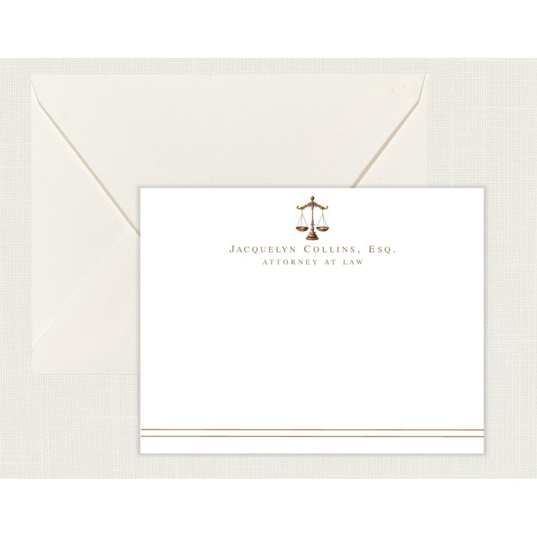 Personalized Lawyer Stationery | Personalized Lawyer Stationary Cards ...