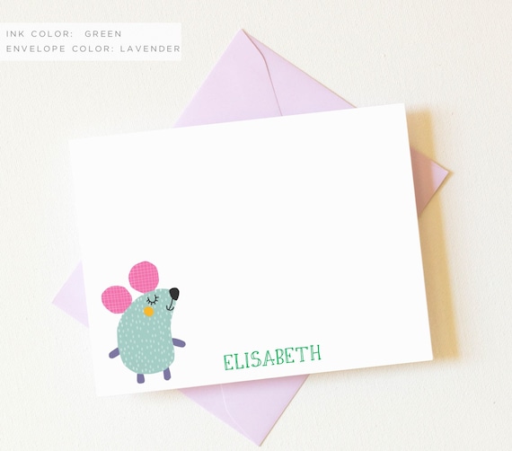 Pen Pal Kit for Kids Personalized Stationery Set for Girls | Etsy