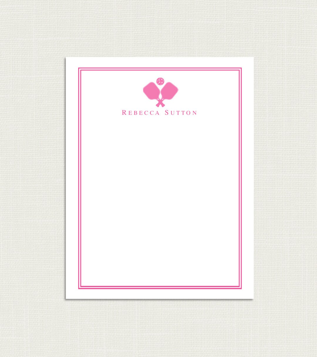 Pickleball Notepad Pickle Ball Pickleball Stationary Sports Notes ...