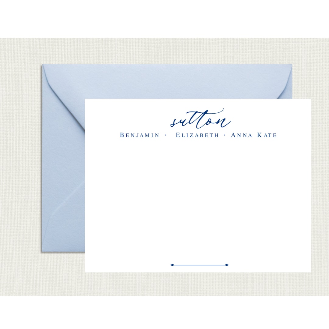Personalized Family Stationary | Family Stationery Set | Family Note ...