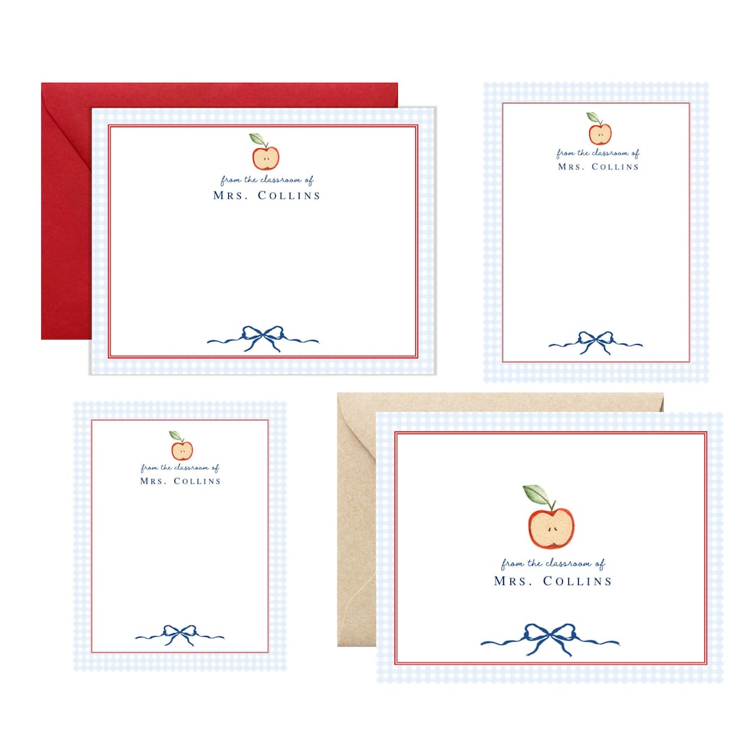 Personalized Teacher Notes | Personalized Teacher Gifts | Teacher ...