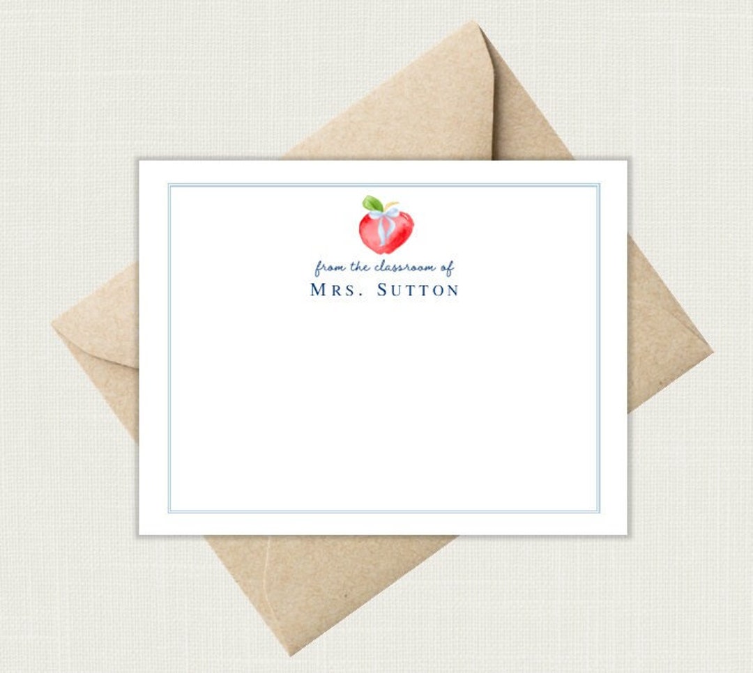 Personalized Teacher Notes | Personalized Teacher Gifts | Teacher ...