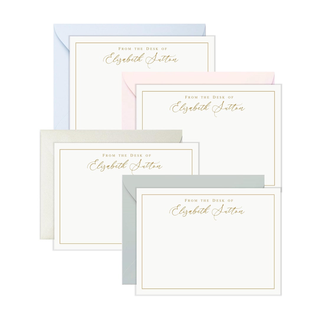 Personalized Stationary | Personalized Stationary Cards | Monogram ...