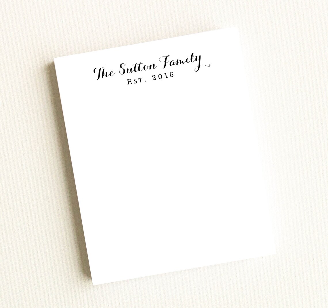 Personalized Notepad Personalized Note Pads to Do List - Etsy