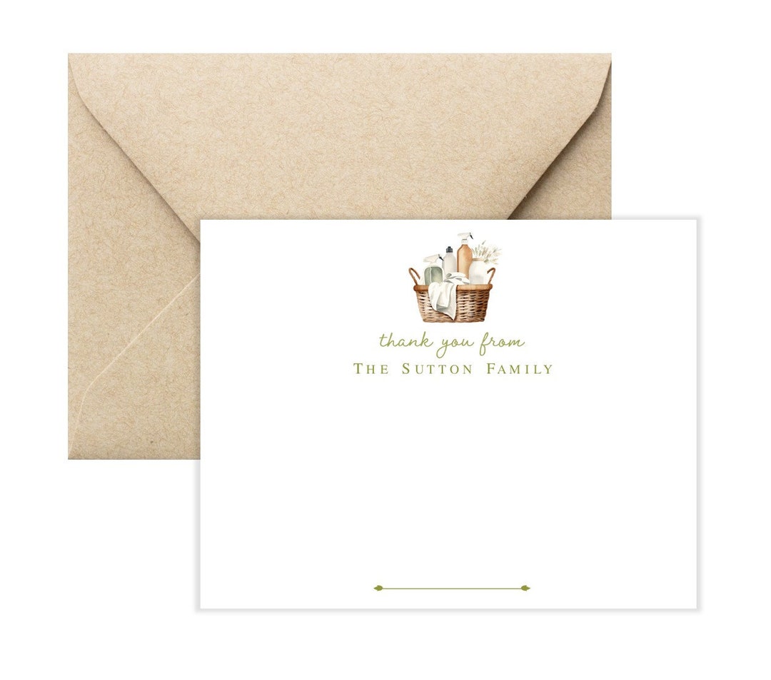 Travel Housekeeping Thank You Cards | Cleaning Service Thank You | Maid ...