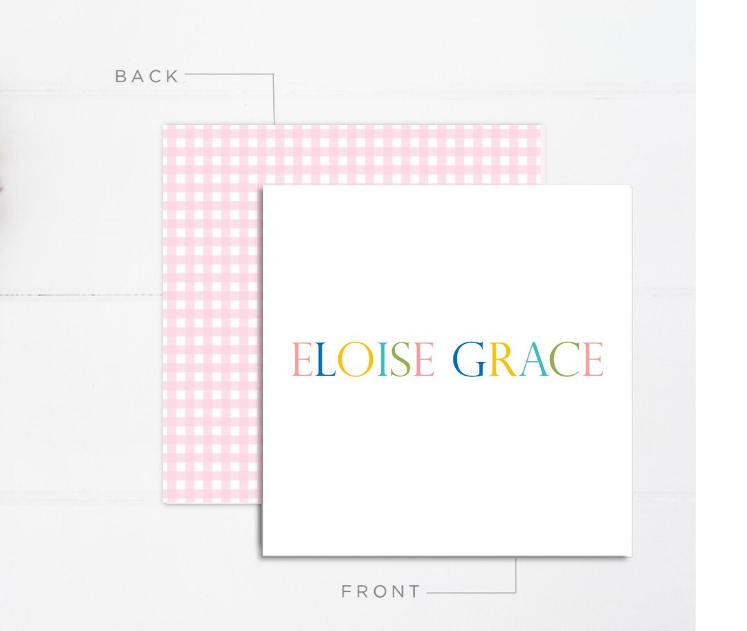 Girls Calling Cards | Kids Calling Cards | Kids Gift Tags | Mommy ...