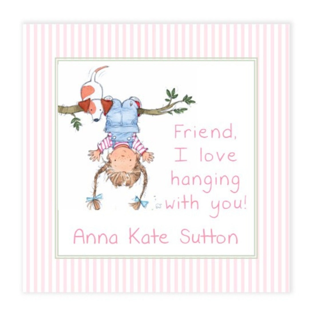 Girls Personalized Valentine's Day Cards for School | Valentines Day ...