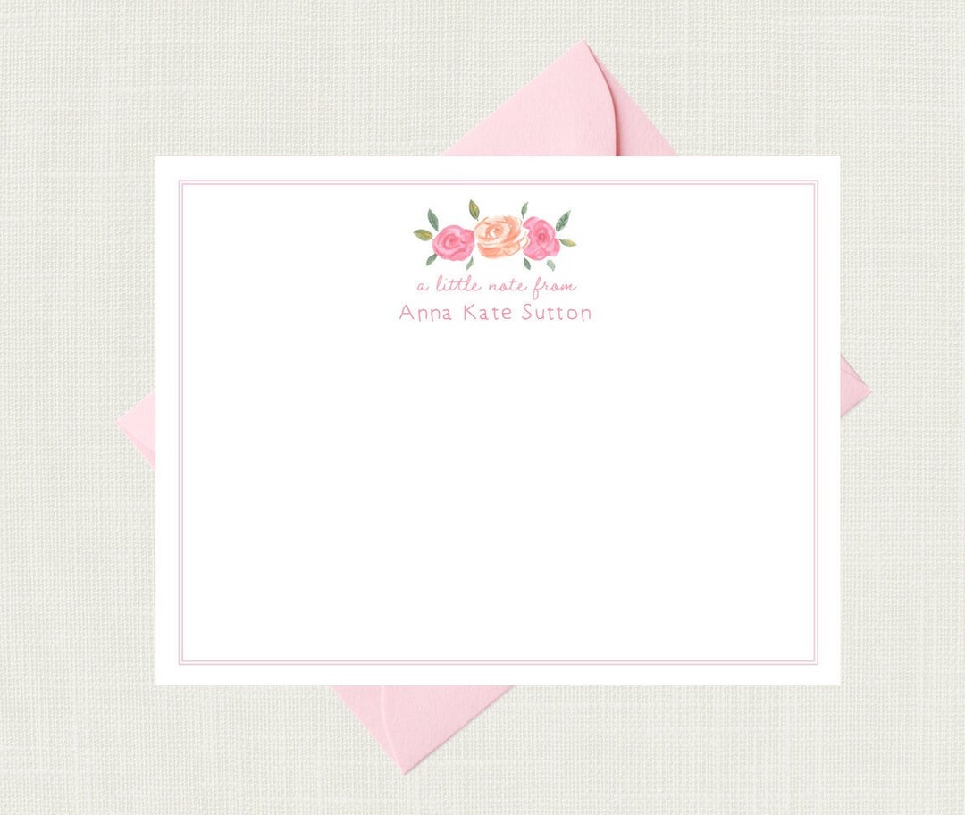 Girls Thank You Notes | Girls Thank You Cards | Pen Pal Kit for Kids ...