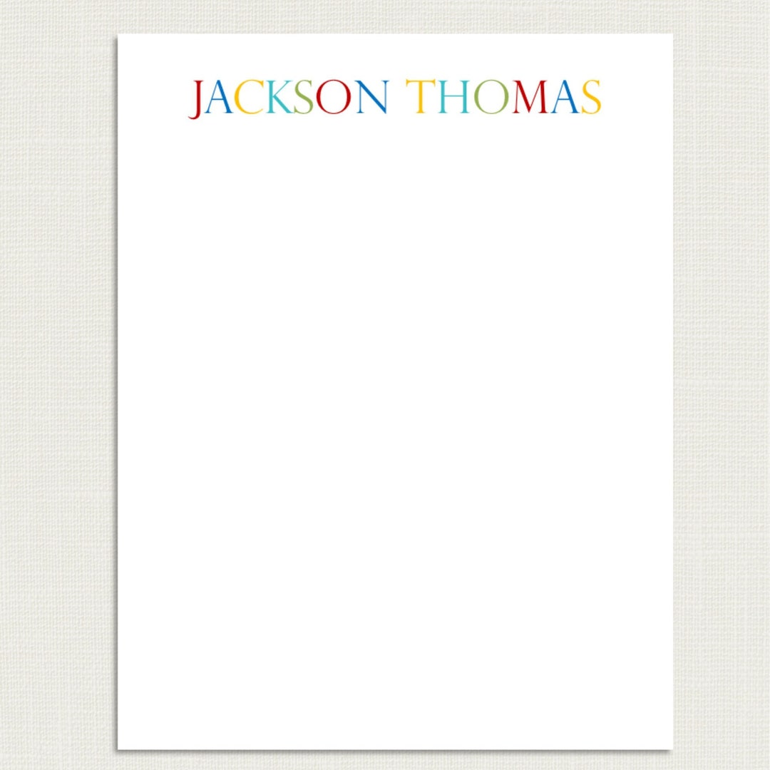 Personalized Notepad for Boys | Note Pad for Boys | Stocking Stuffers ...